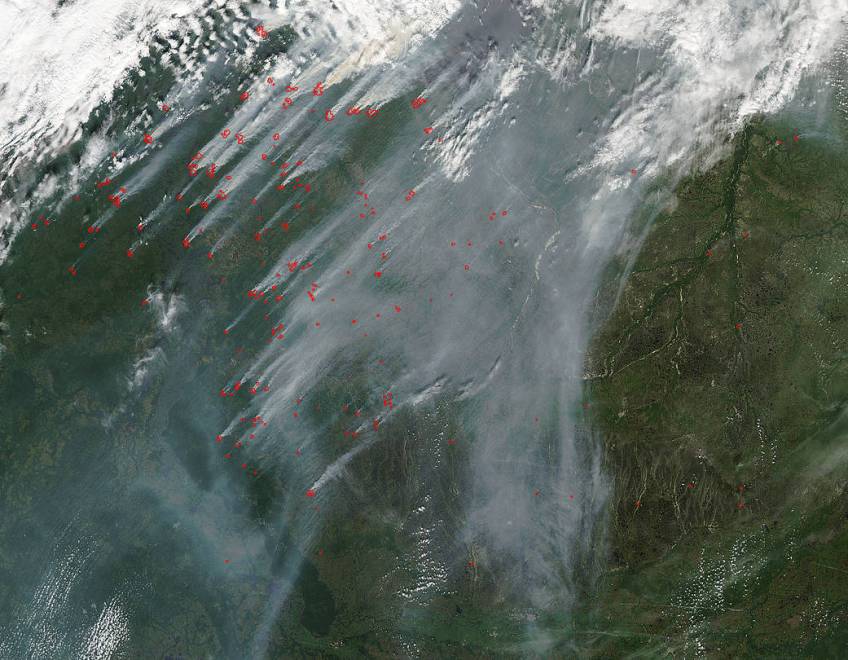 This is how much of the world is currently on fire