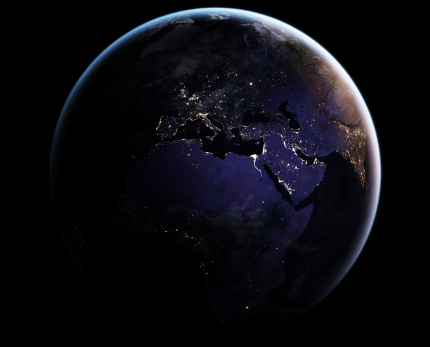 These new photos of Earth lit up at night are actually pretty useful