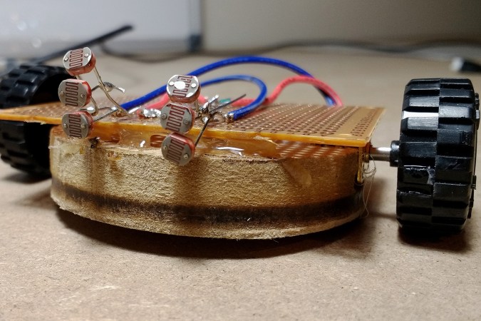 How to make a light-following robot in one afternoon