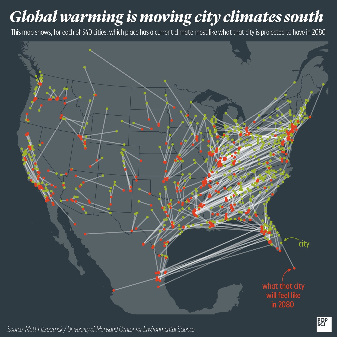 Here's how global warming will change your town's weather by 2080