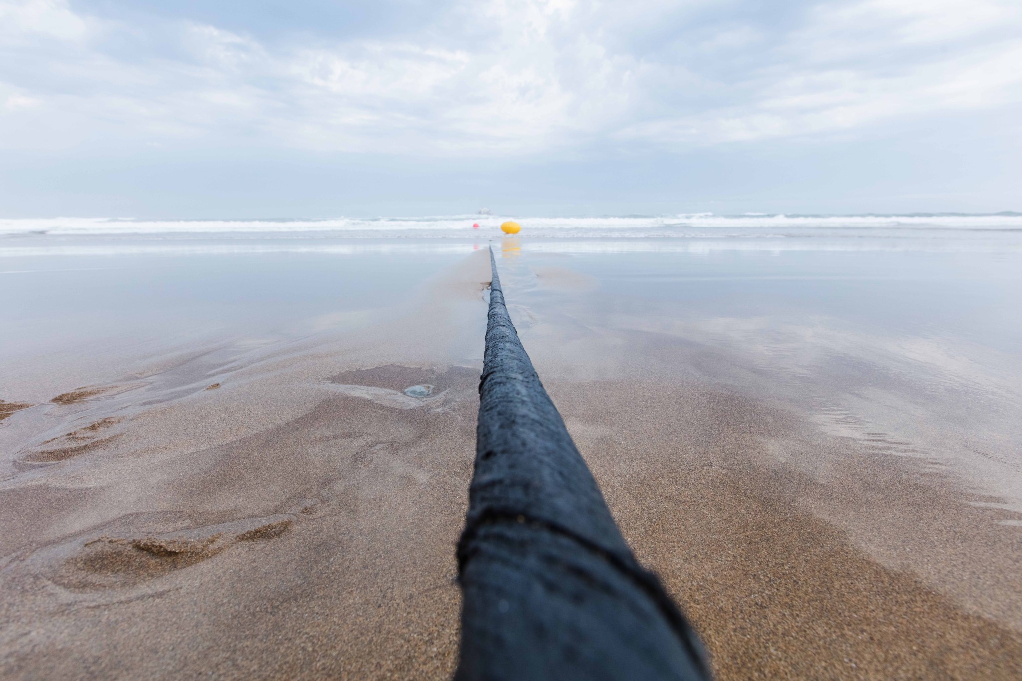 A 10-million-pound undersea cable just set an internet speed record