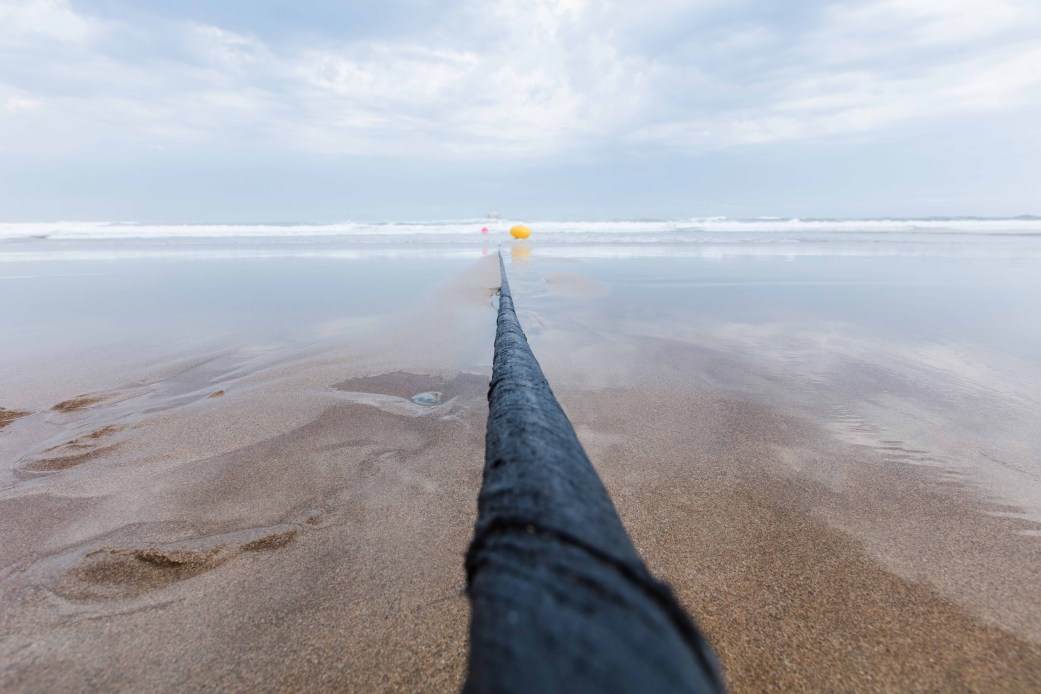 A 10-million-pound undersea cable just set an internet speed record