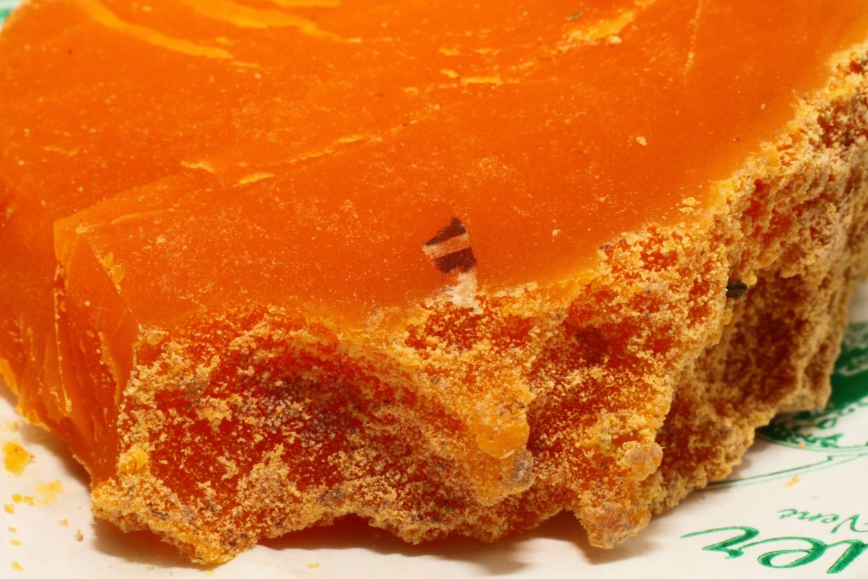 There's no such thing as naturally orange cheese