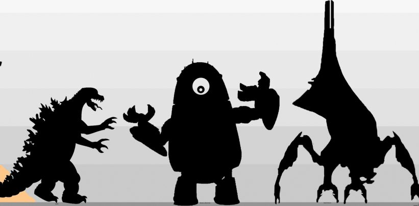 A Size Comparison Of Sci-Fi's Greatest Machines And Monsters [Infographic]