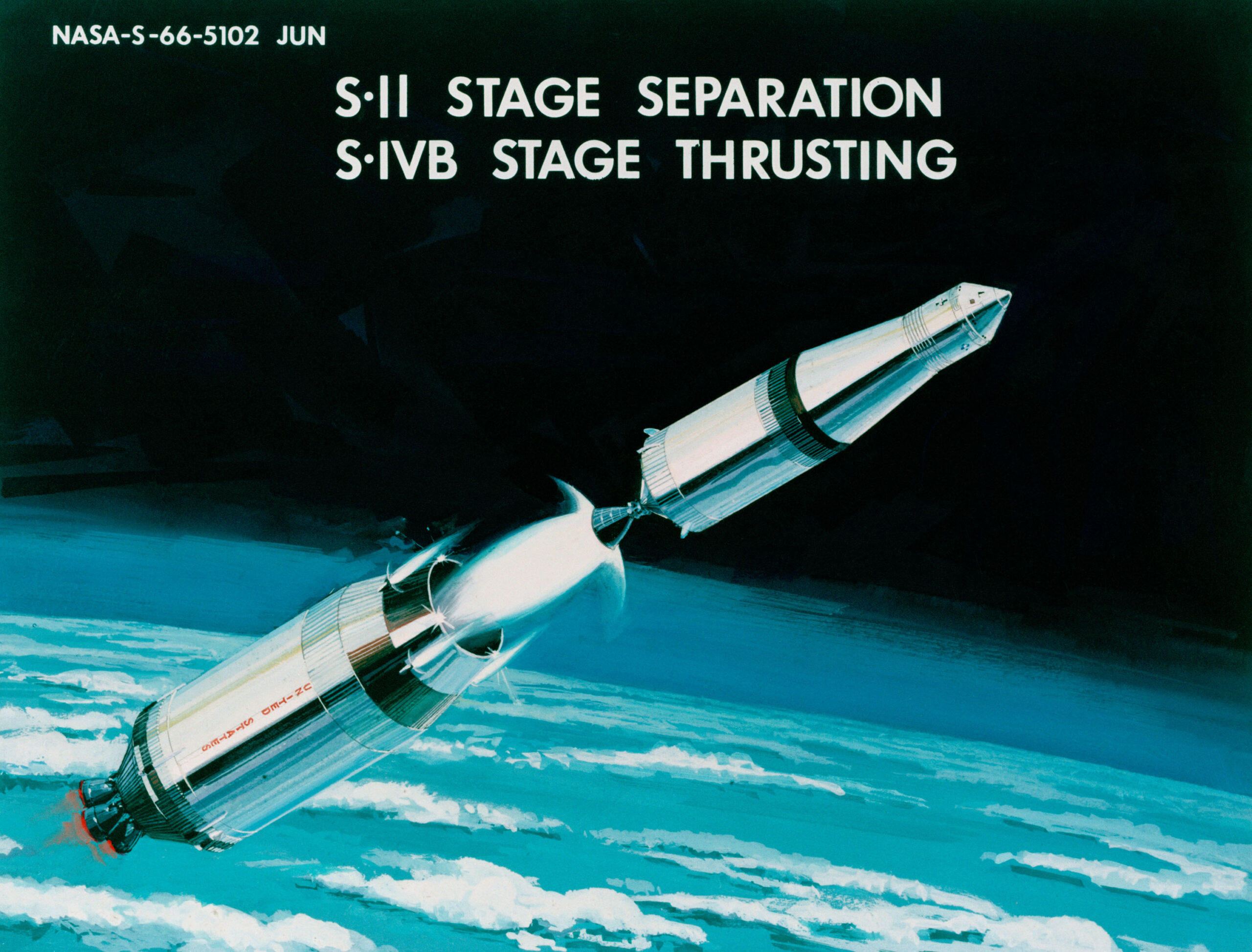 An Apollo Lunar Landing Told Through Vintage Art