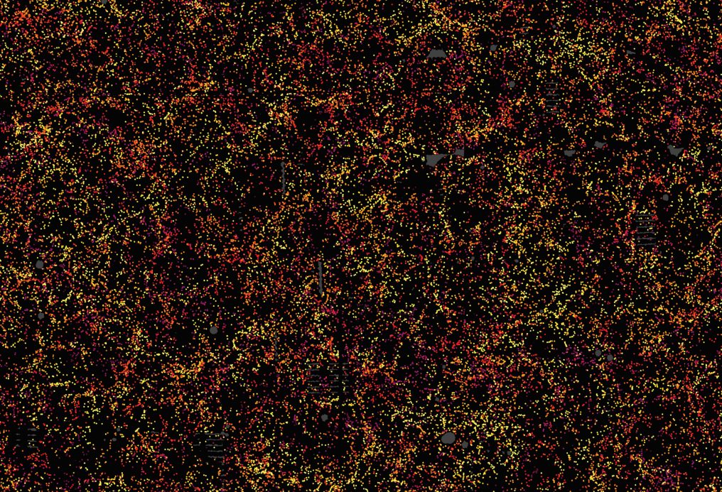 Here's a tiny slice of the largest-ever 3D map of the cosmos