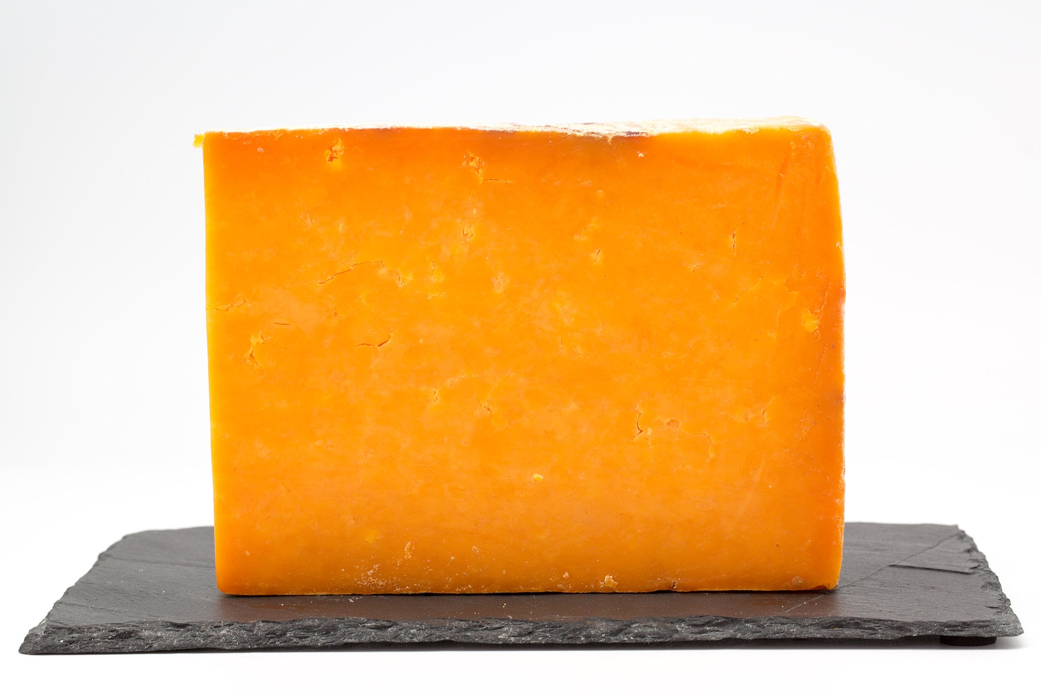 There's no such thing as naturally orange cheese