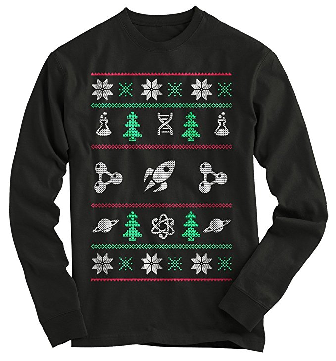 Our favorite science-themed ugly Christmas sweaters