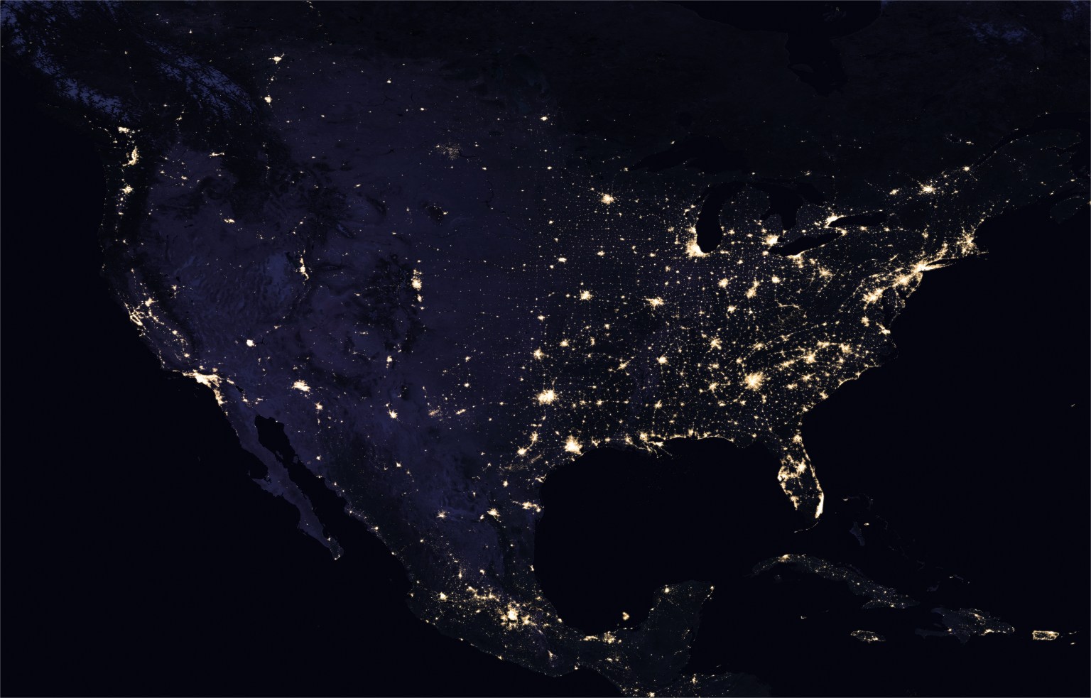These new photos of Earth lit up at night are actually pretty useful