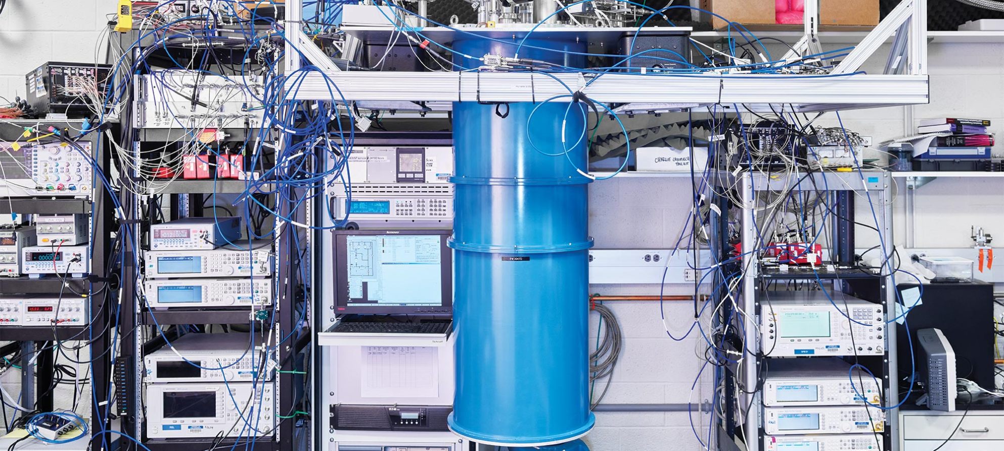 In photos: a rare glimpse inside the heart of a quantum computer