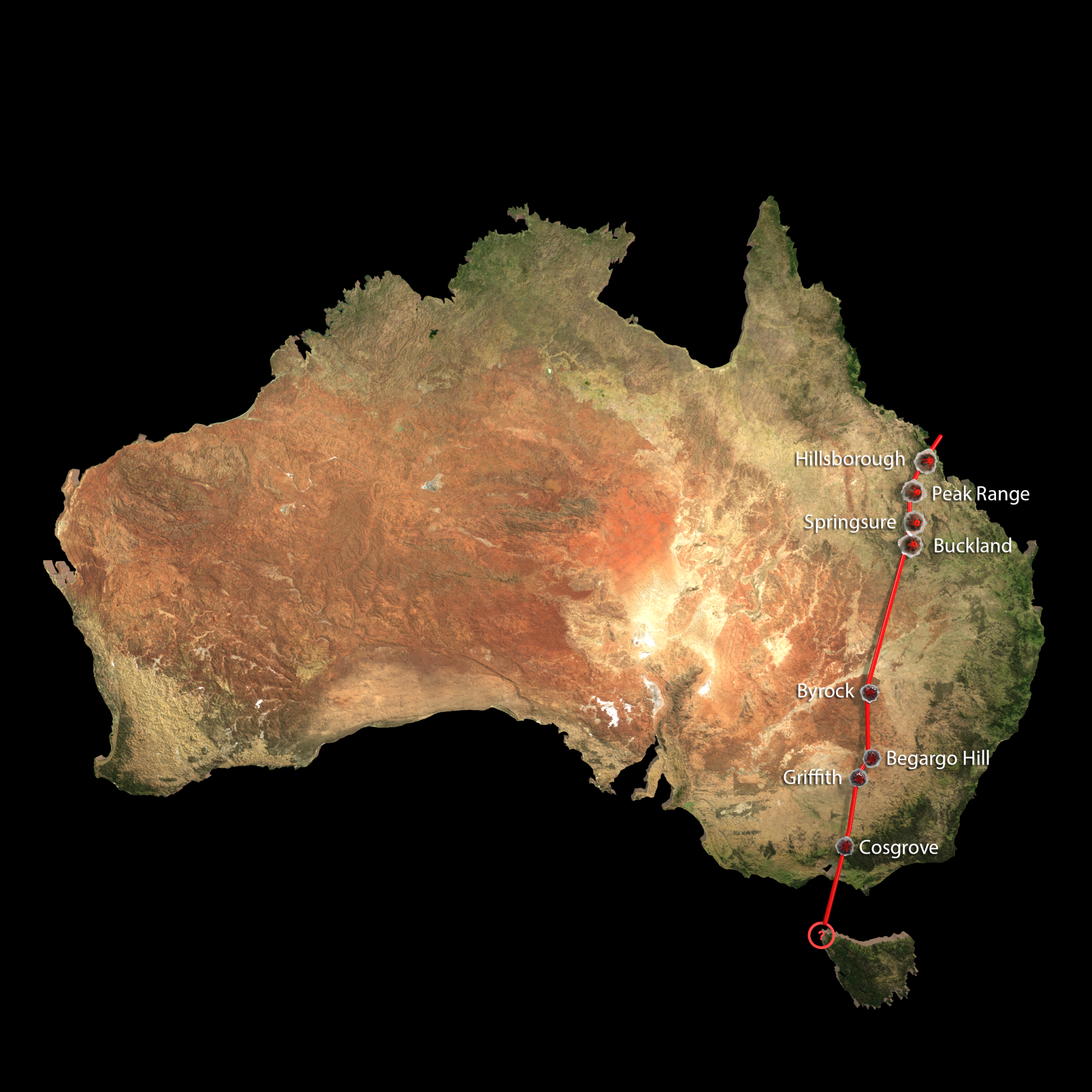 The Largest Continental Chain Of Volcanoes Ever Has Just Been ...
