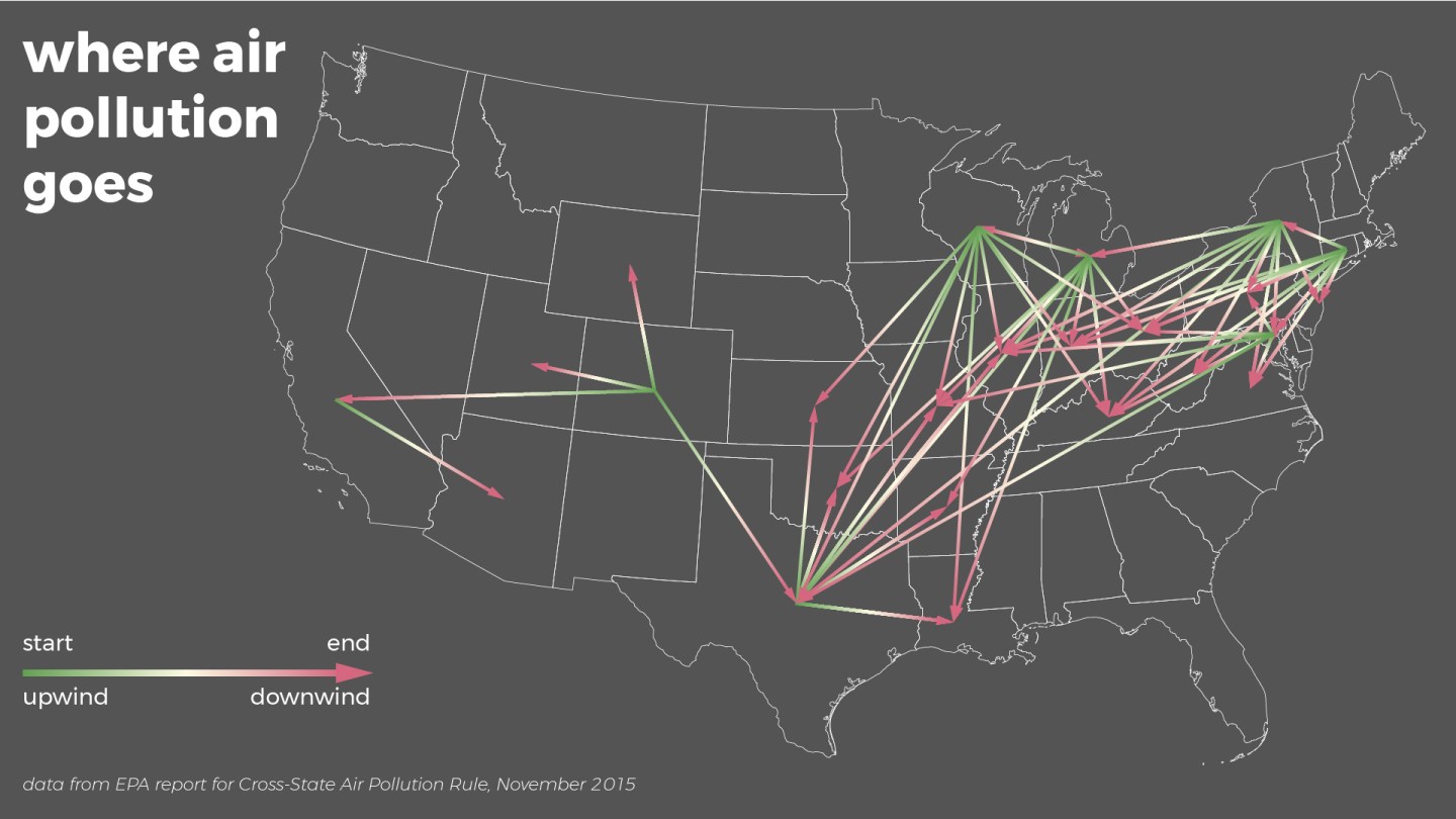 Find out where your town’s air pollution actually comes from