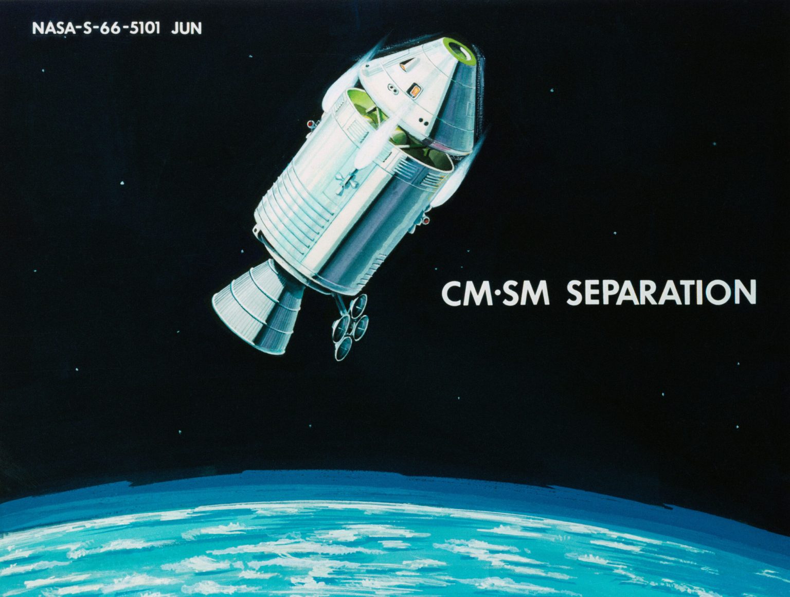 How Did the Apollo Command and Service Modules Separate?