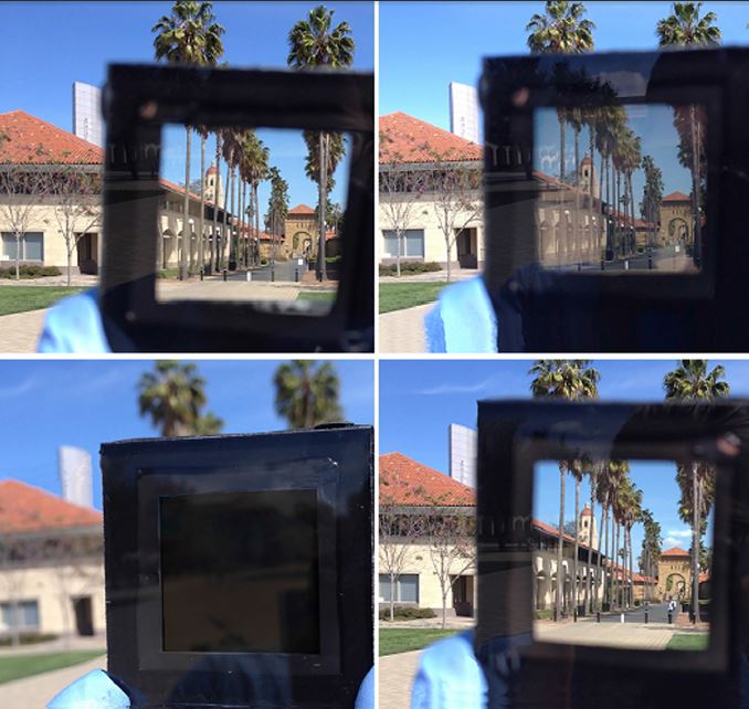 This smart window uses electricity to quickly change from clear to dark
