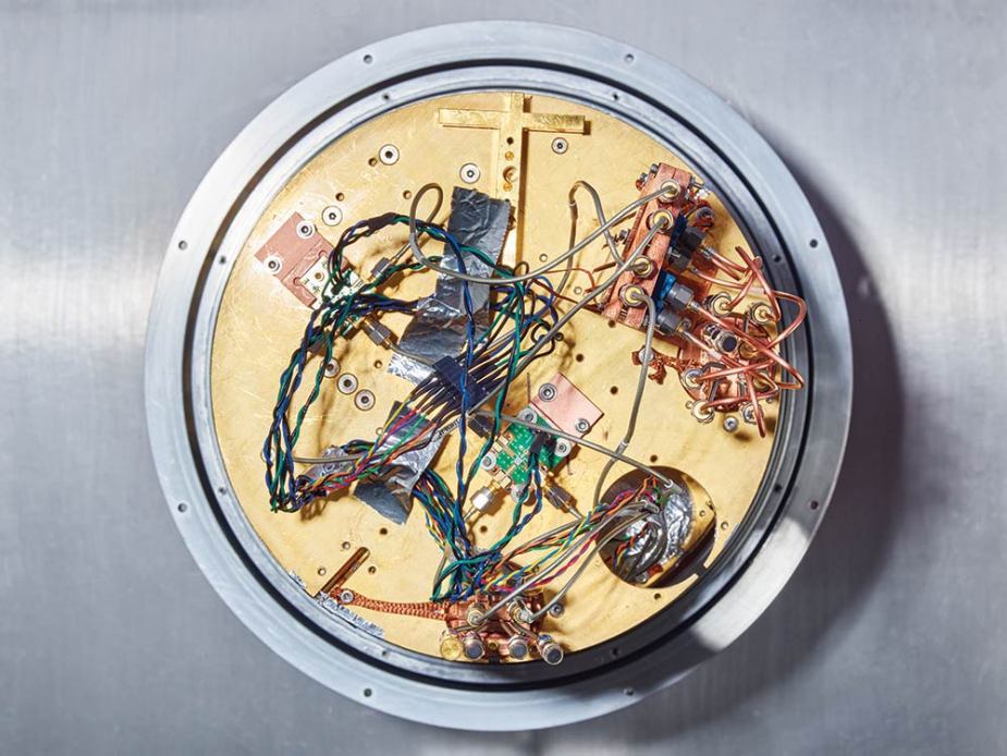 In photos: a rare glimpse inside the heart of a quantum computer