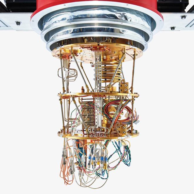 In photos: a rare glimpse inside the heart of a quantum computer