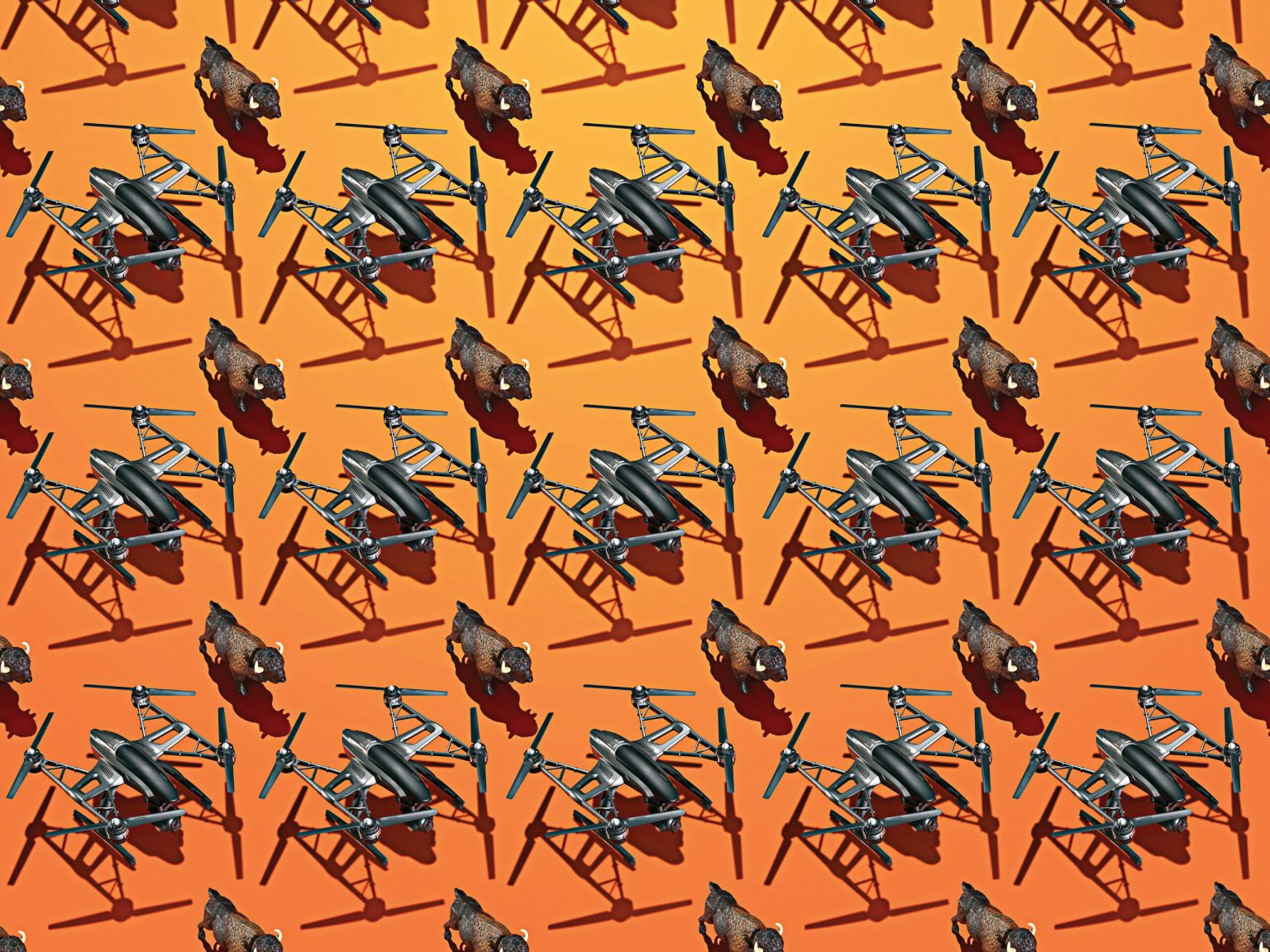 Swedish Man Builds Flying Chair With Eight Rotors