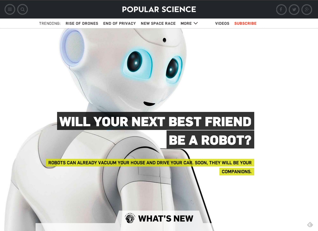 Welcome To The New Popular Science
