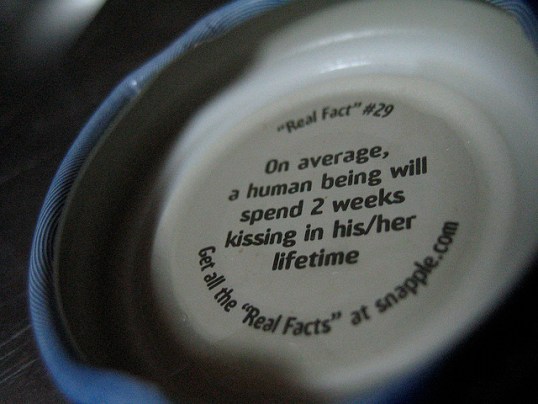 Snapple's Bottle Cap Facts Are Often Wrong