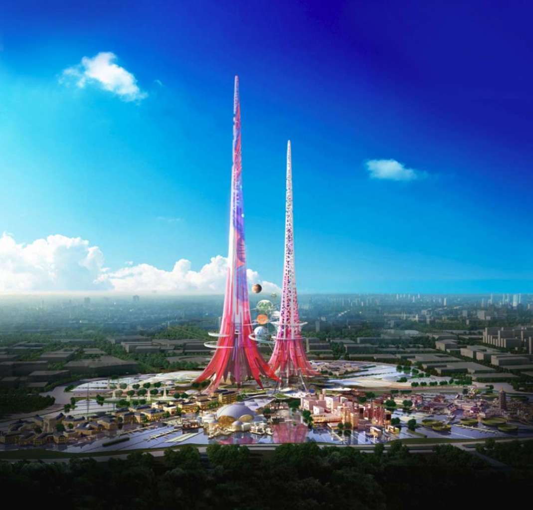 Plans Unveiled for World's Tallest, Pinkest Towers