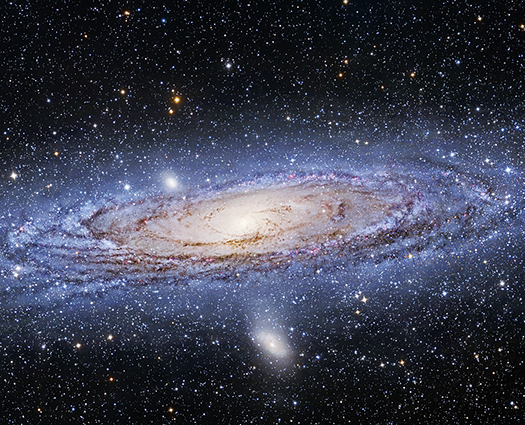 The Size Of The Milky Way Galaxy, Shown To Scale