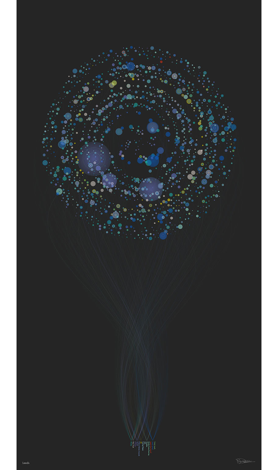 The Prettiest Visualization Of Social Media Chatter We've Ever Seen