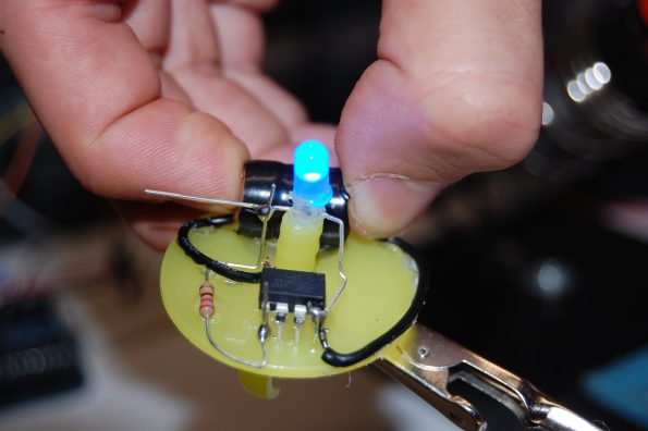 Here's how I made my fiancé a blinking engagement ring