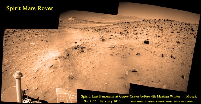This Is the Last Image the Spirit Mars Rover Ever Saw