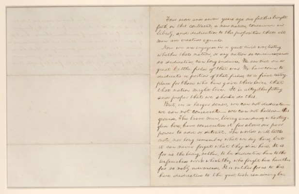 How Scientists Preserve Lincoln's Original Gettysburg Address Manuscripts