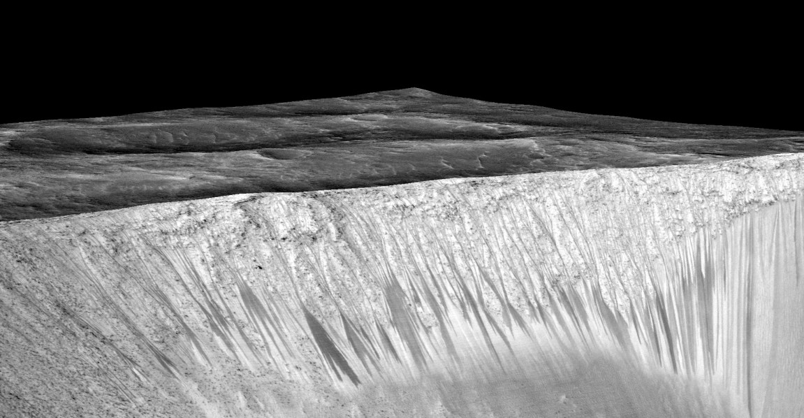 Mars Has Flowing Water, New Evidence Indicates