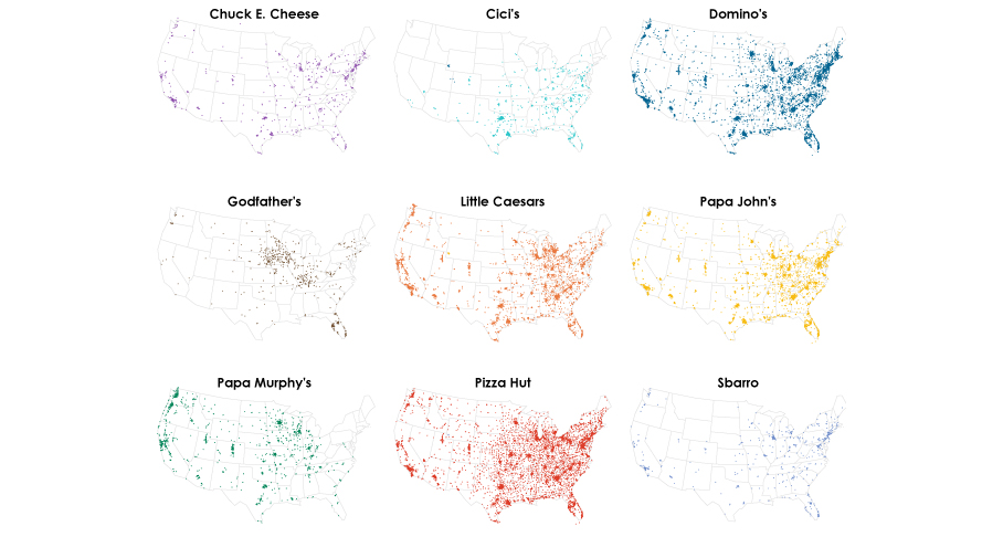 Which Pizza Chain Dominates Your State? [Infographic]