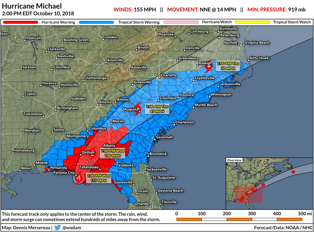 There is simply no precedent for Hurricane Michael