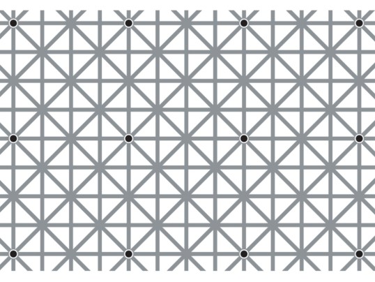 Your brain won’t let you see all 12 dots in this image