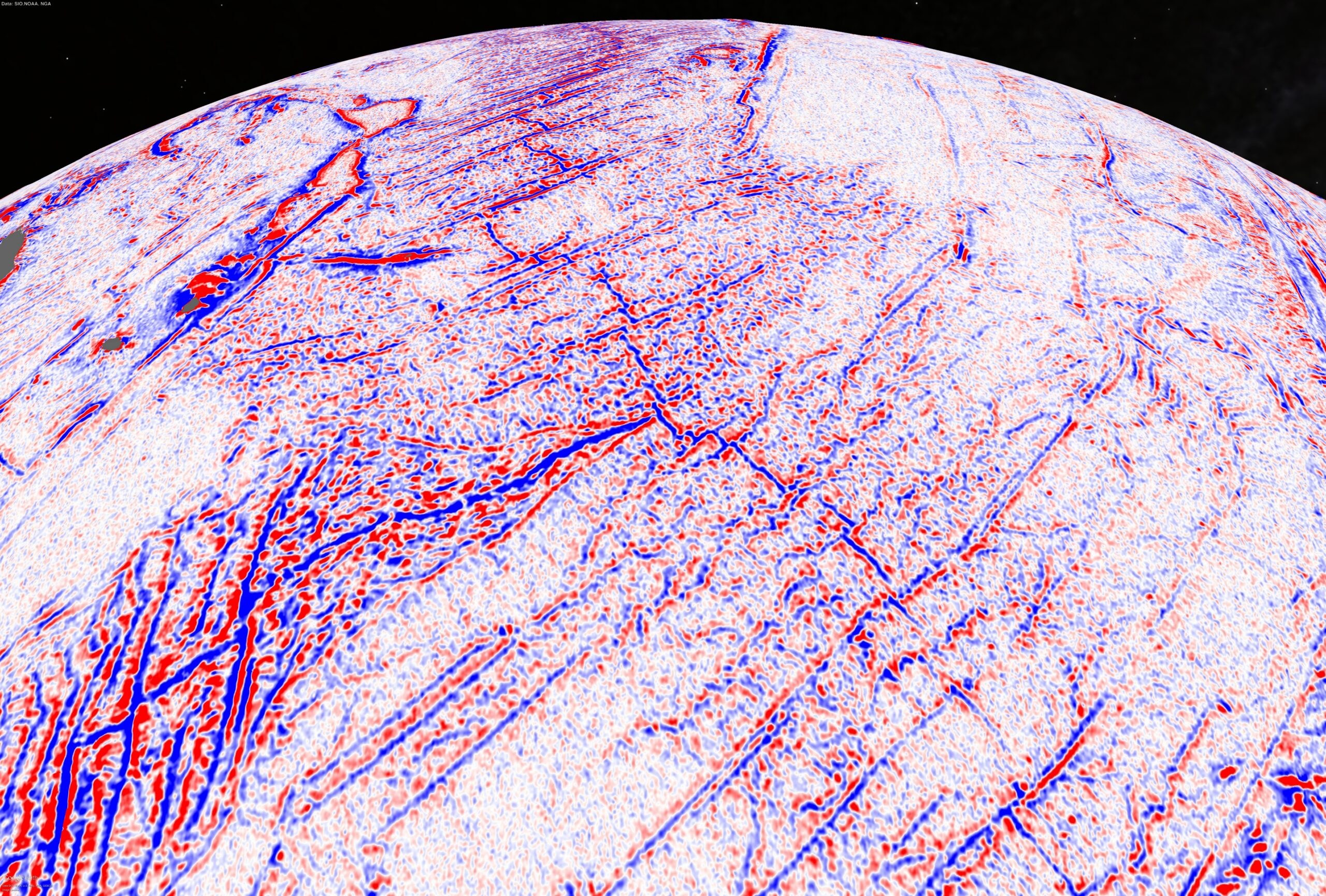 Satellite Data Maps Sea Floor's Hidden Depths
