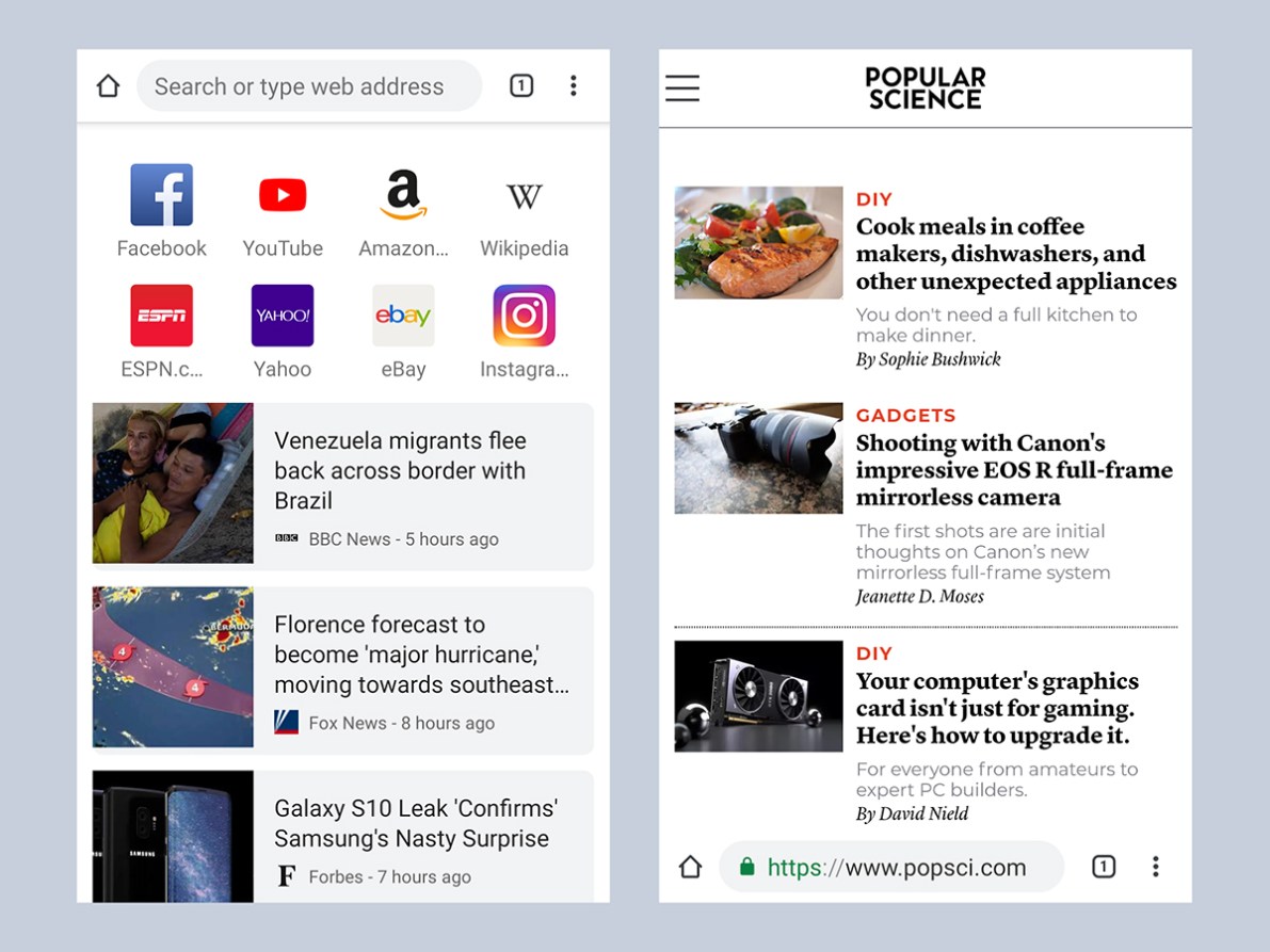 7 alternative browsers for your phone | Popular Science