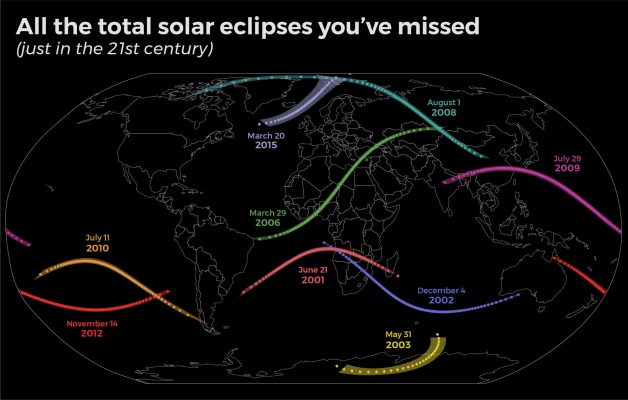 Total eclipses aren't that rare—and you've probably missed a bunch of them