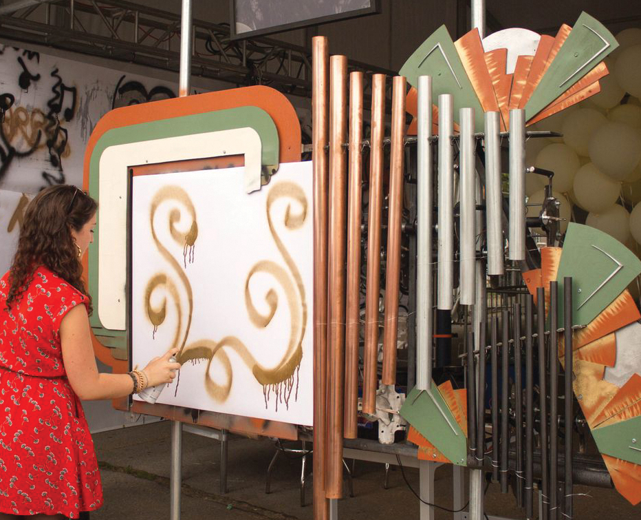 This Sculpture Turns Movement Into Music