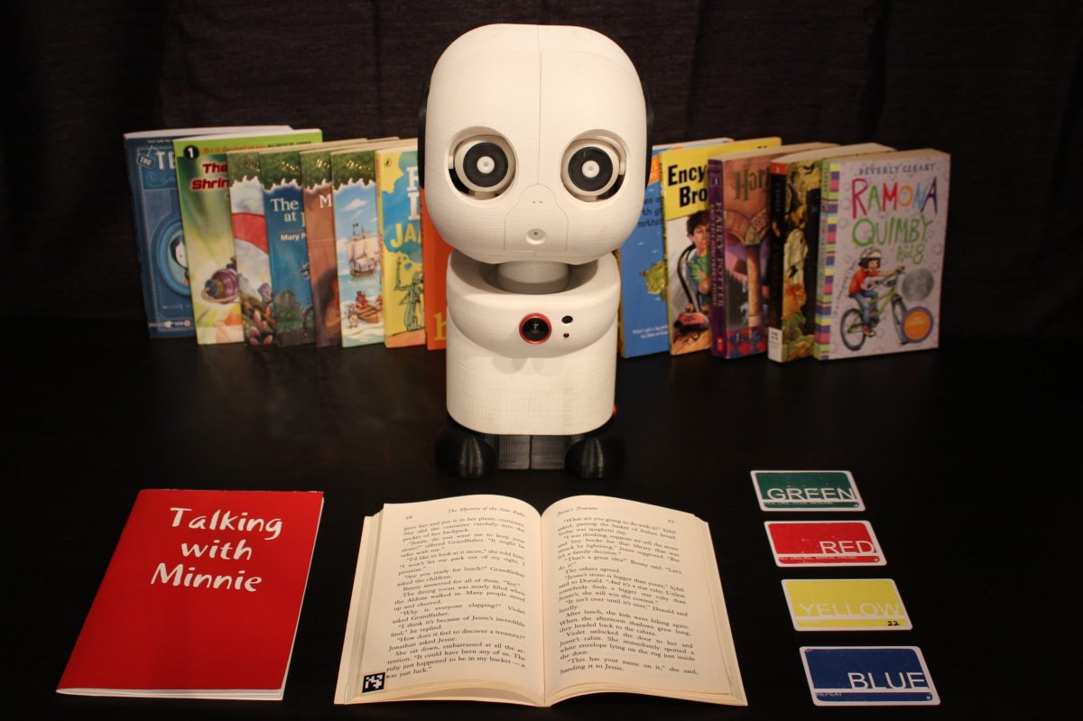 Kids aren't reading enough. One solution? Robots.