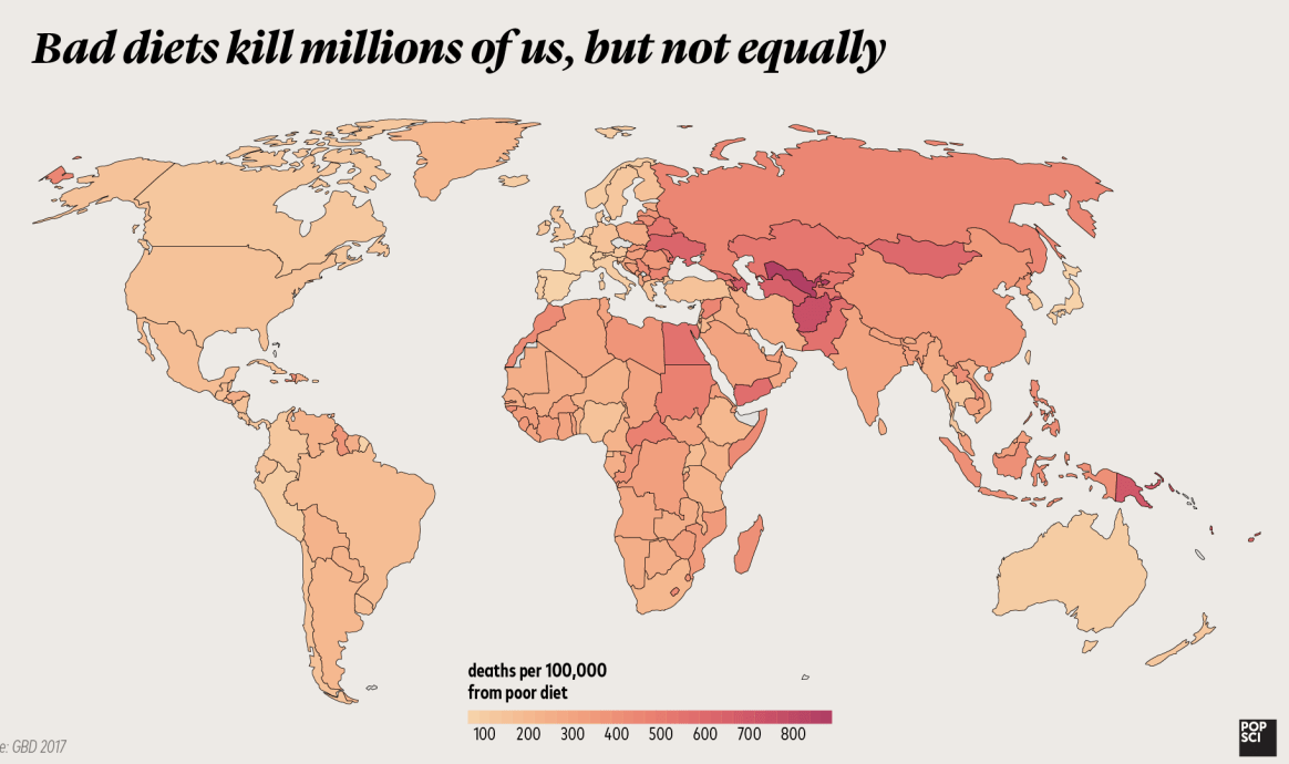 These charts will help you visualize just how unhealthy diets are ...