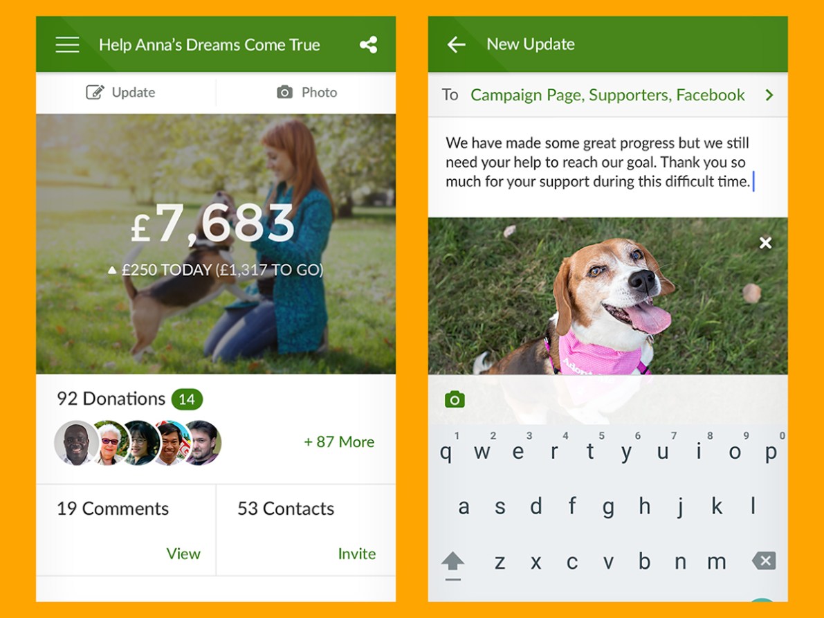 How to raise money for charity on your phone