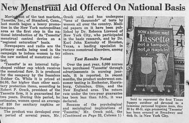 Menstrual cups were invented in 1867. What took them so long to gain ...