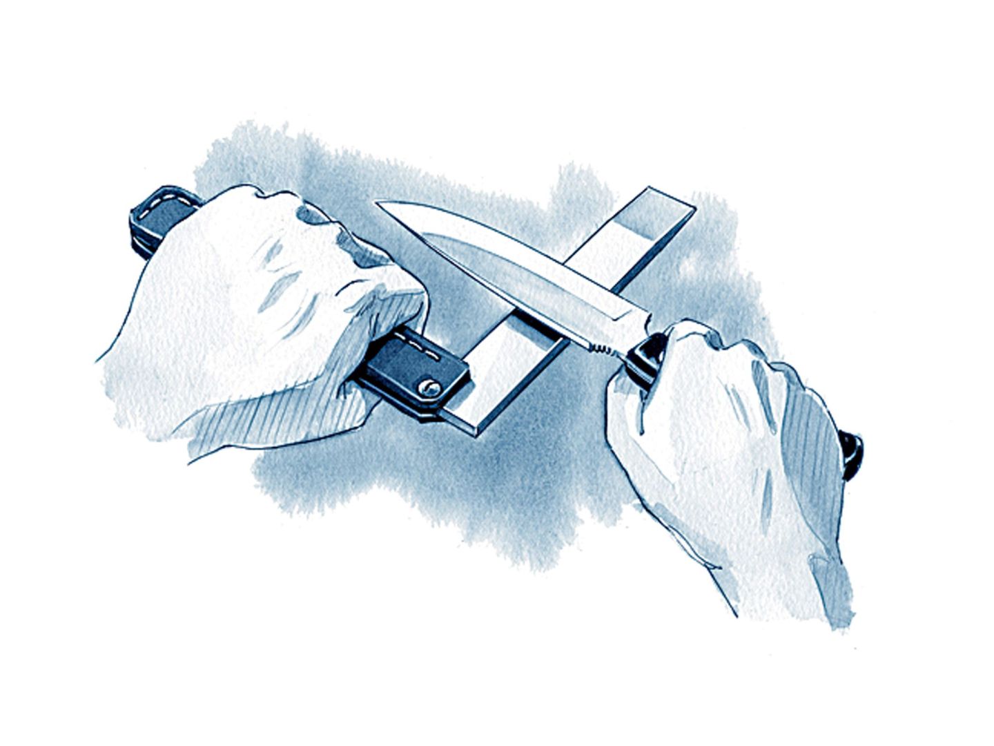 Make a knife sharp enough to shave