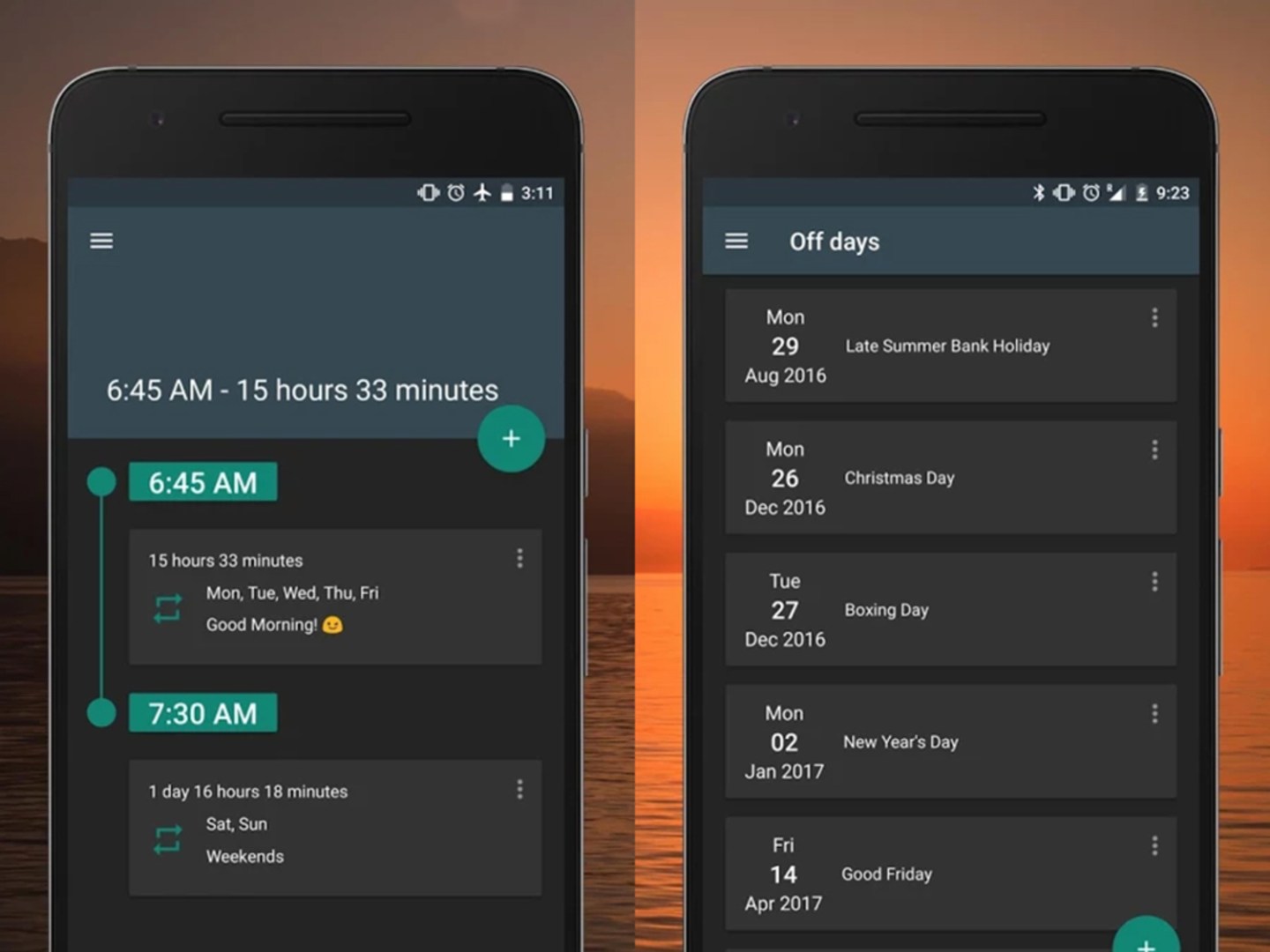 Choose an alarm app that will actually wake you up