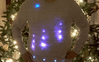 Make your own light-up holiday sweater