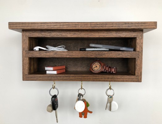 Build a floating key organizer cabinet you’ll love coming home to