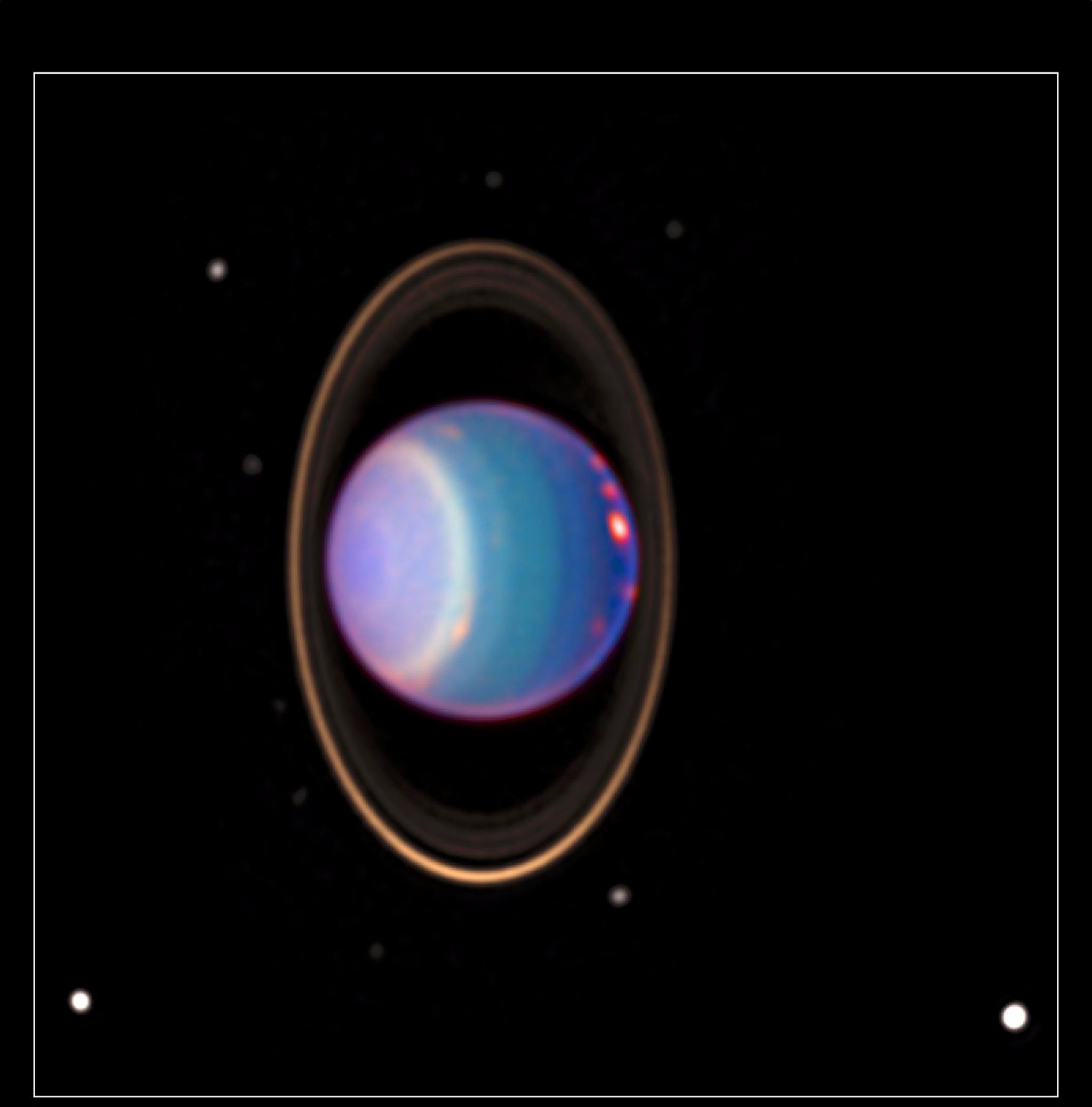 Did Uranus get smacked so hard it spun sideways?