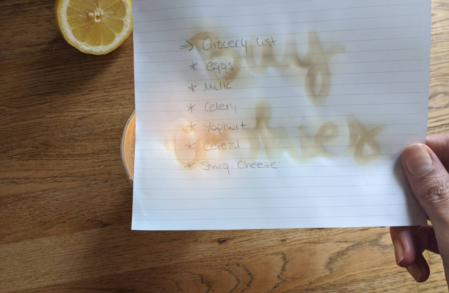 Stay-at-home science project: Leave secret messages with invisible ink