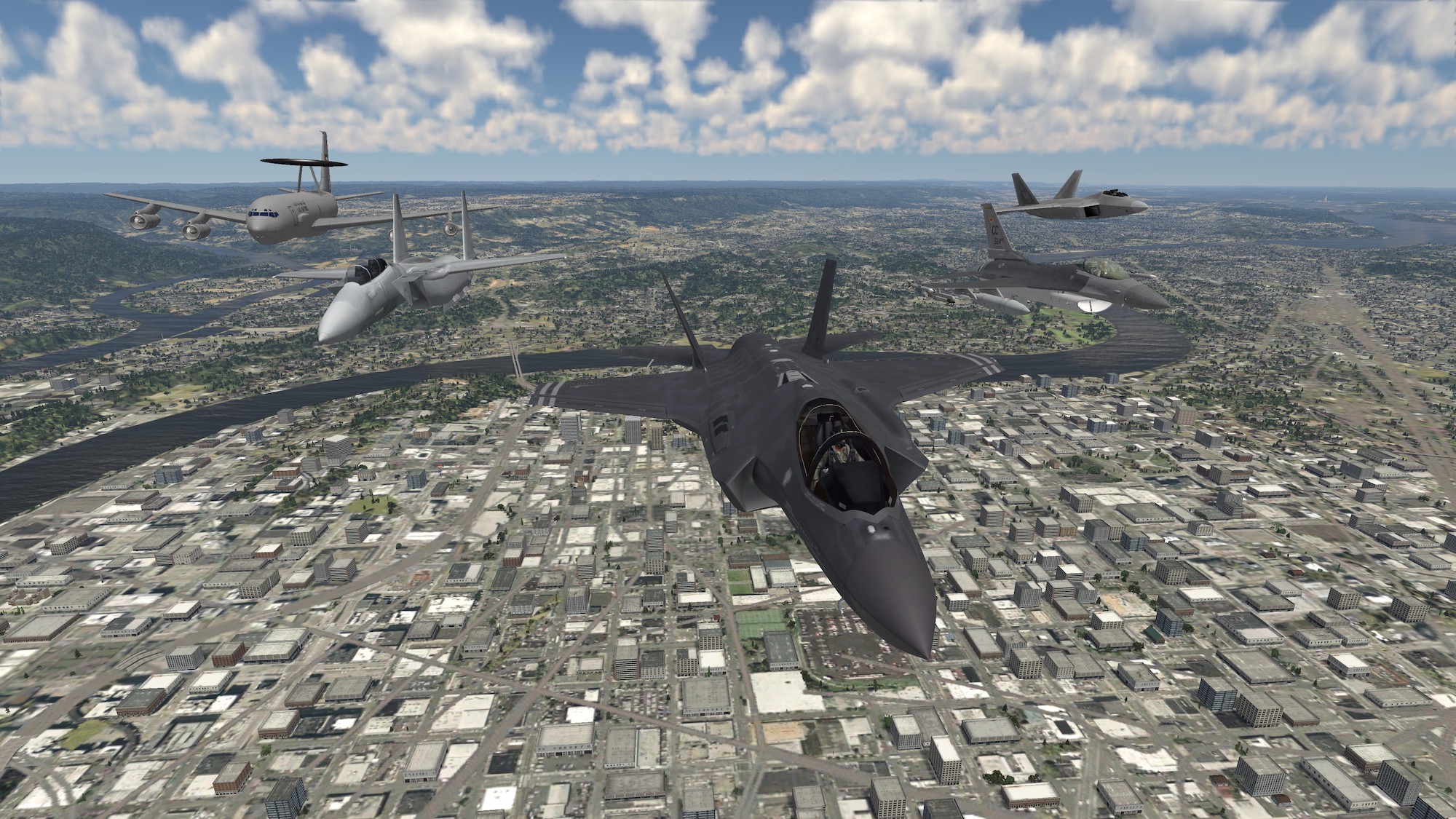 The US’s flagship fighter jet simulator is now multiplayer