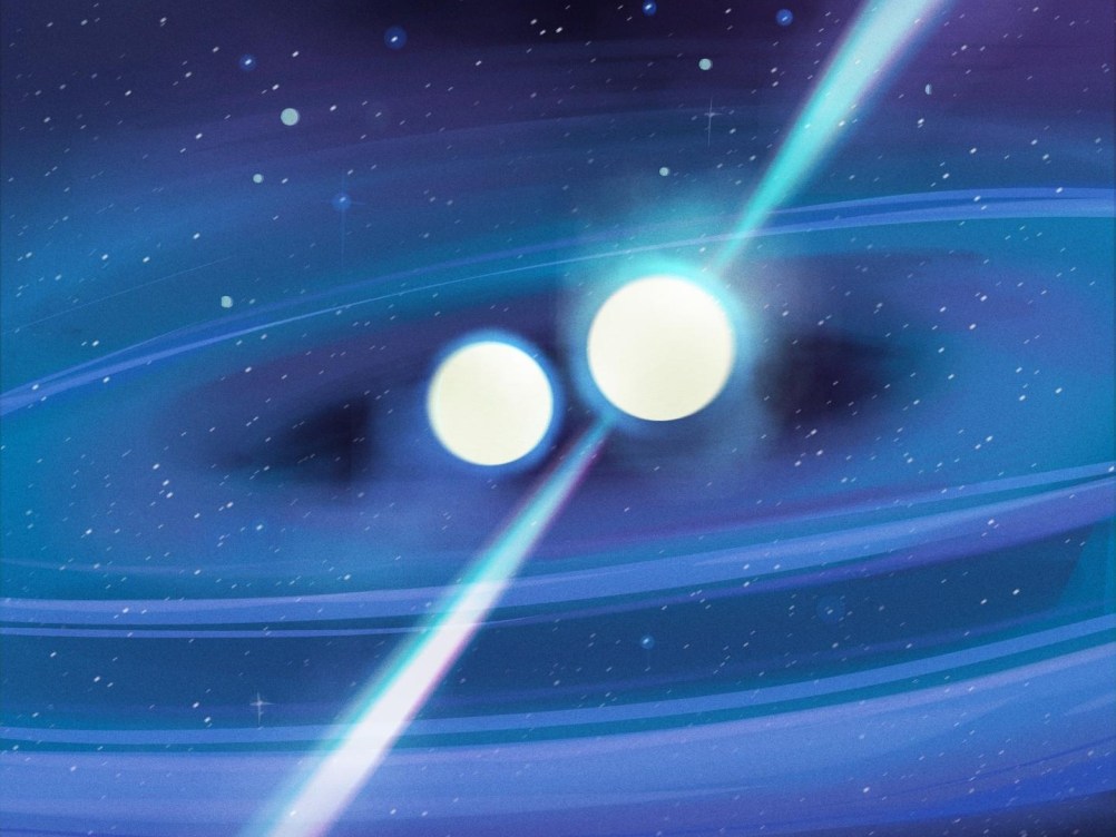 A lopsided pair of dead stars could reveal some of the universe’s secrets