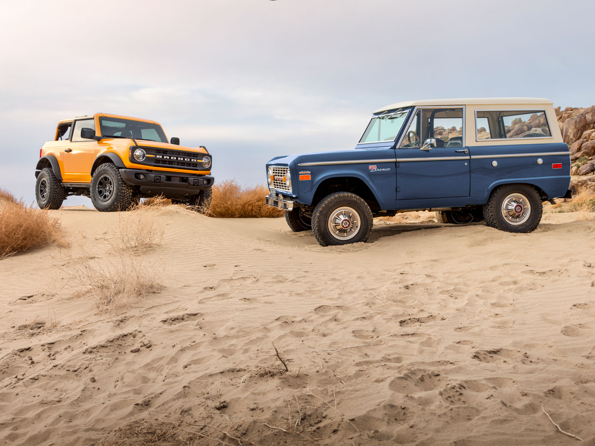 The Ford Bronco is back and ready to take on the Jeep Wrangler in new ways